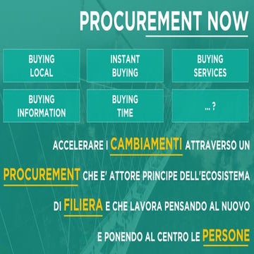 PEC 2017 6 Aprile | Procurement now_Bondini | PDF