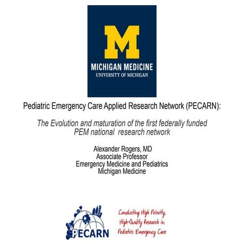Pediatric Emergency Care Applied Research Network (PECARN) | PPT