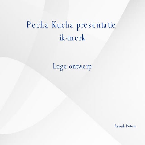 Pecha Kucha Presentatie | PPT