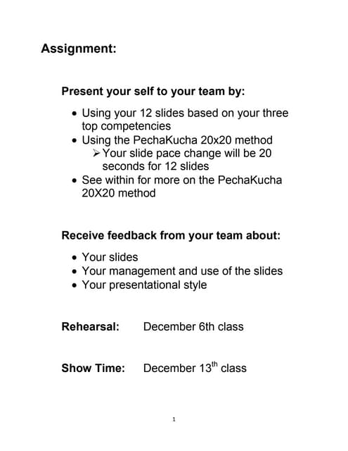 PRESENTATION THROUGH PECHA KUCHA. | PPT