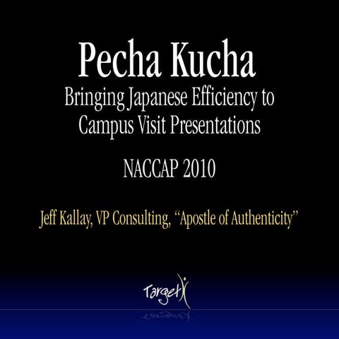 Pecha Kucha tutorial | PPTX