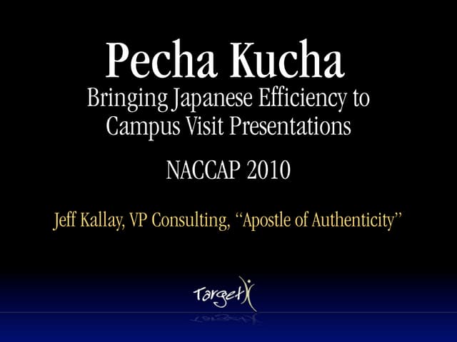Pecha Kucha tutorial | PPTX