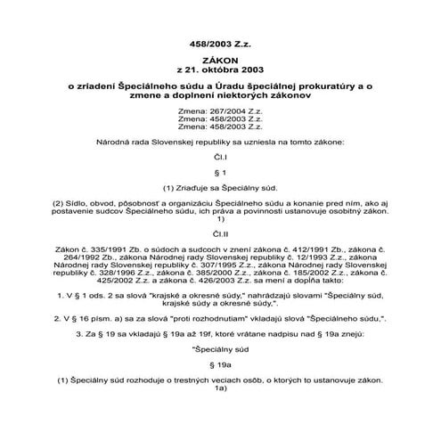 šPeciálny súd a prok. | PDF