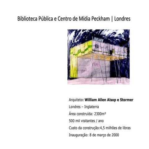 Peckham Library - análise do projeto | PPT
