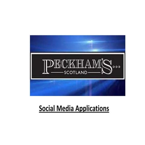 Peckhams | PPTX | Social Networking | Internet