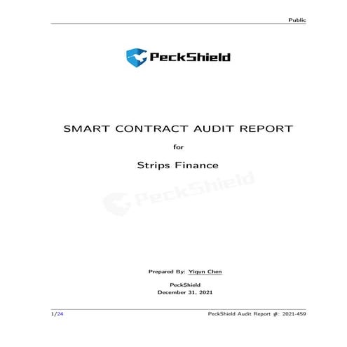 Peck shield audit-report-strips-1.0-for_medium | PDF