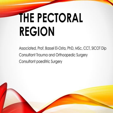 The anatomy of pectoral region | PPT