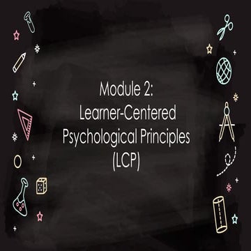 1-14-LC-Principles.pptx Learner centered style of teaching | PPTX