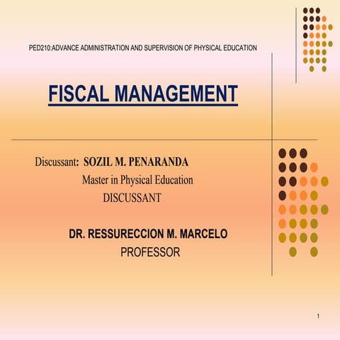 FISCAL MANAGEMENT | PPTX