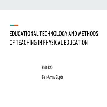 Educationtechnology in Physical education.pptx