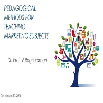Pedagogical methods for teaching marketing subjects | PPT