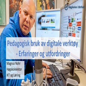 Pedagogisk bruk av digitale verktøy - Nord universitet | PPT
