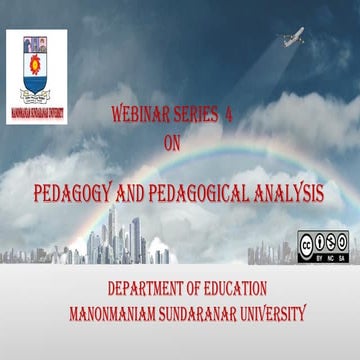 Pedagogy and pedagogical analysis | PPT