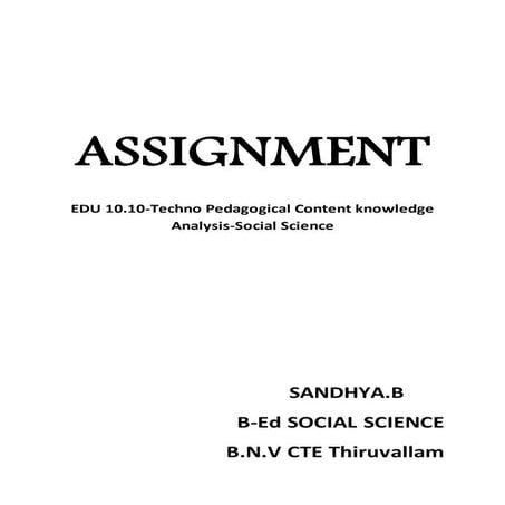 Pedagogy assignment | PDF