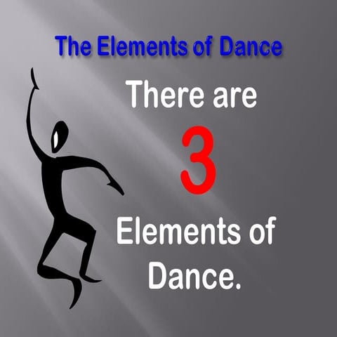 5 ELEMENTS OF DANCE_CONTEMPORARY PHIL. ARTS | PPTX