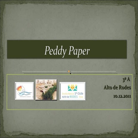 Peddy paper | PPT