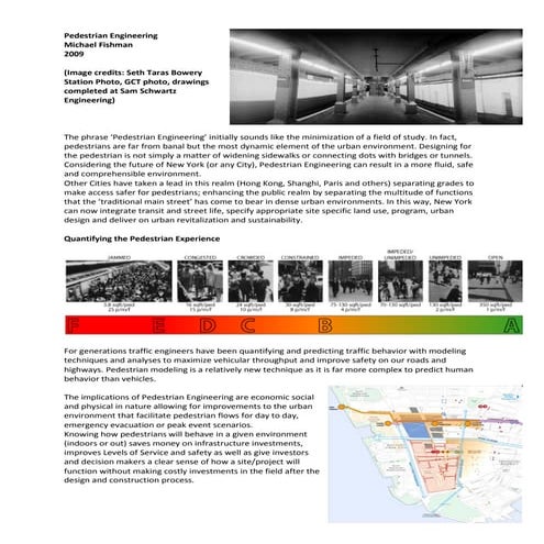 Pedestrian Engineering Article | PDF