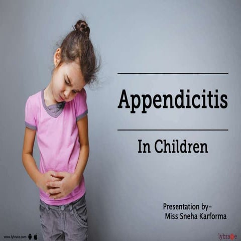 Pedi appendicitis | PPTX