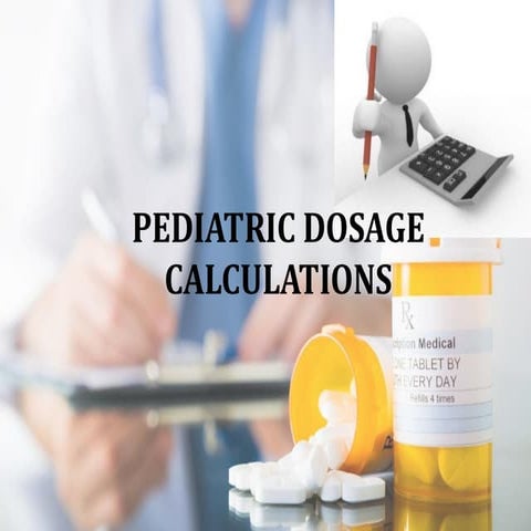 Drug Dosage Calculations | PPTX