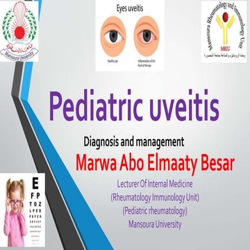 Pediatric autoimmune uveitis.pptx
