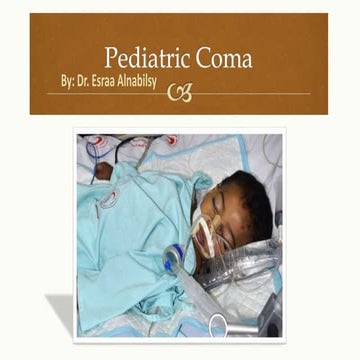 Pediatric Coma | PPTX
