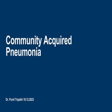 Pediatric Community Acquired Pneumonia.pptx