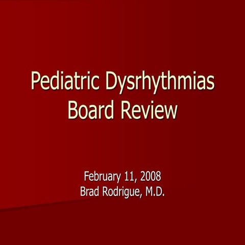 Pediatric Dysrhythmias.ppt
