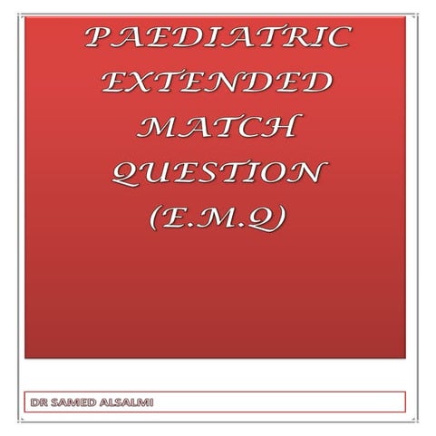Pediatric emq | PDF