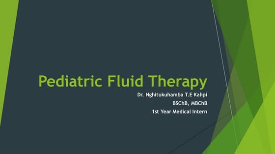 Choosing the right maintenance intravenous fluid in children | PDF ...