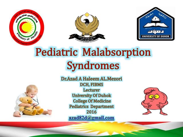 Pediatric gastrointestinal disorders | PPTX