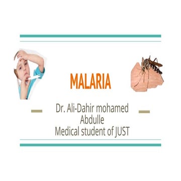 Complicated and uncomplicated malaria | PPT