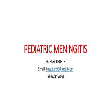 PEDIATRIC MENINGITIS presentation slides.pptx