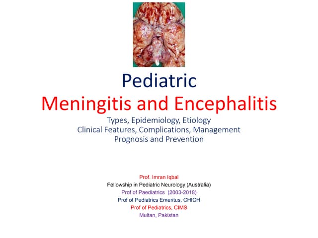 Differential diagnosis of types of Meningitis | PDF