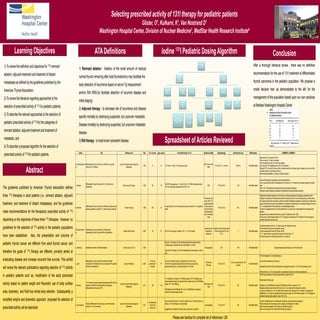 Pediatric poster | PPT
