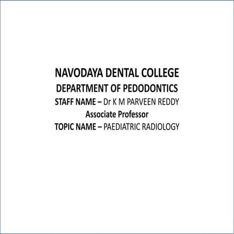 Pediatric Radiology.pptx