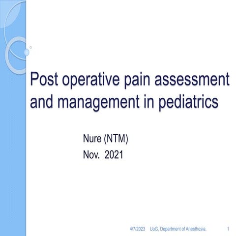 pediatrics pain management.pptx
