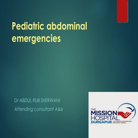 Pediatric surgical emergencies | PPT