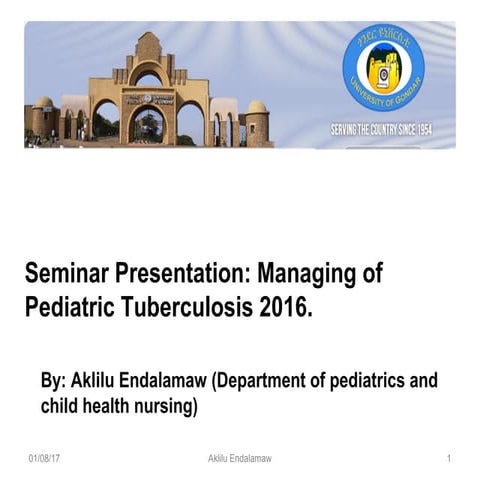 Managing Pediatric tuberculosis | PPT | Infectious Diseases | Diseases ...