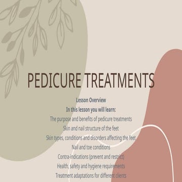 Pedicure - nail and skin analysis | PPT