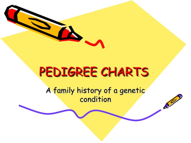Pedigrees Lecture | PPT