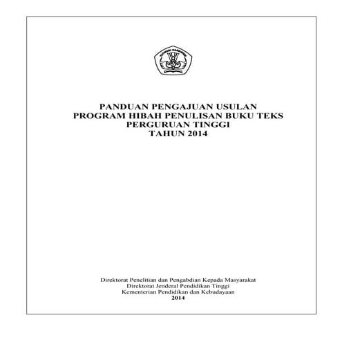 Pedoman hibah-buku-ajar-2014-final | PDF
