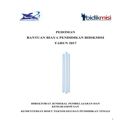 Pedoman bidikmisi 2017 | PDF