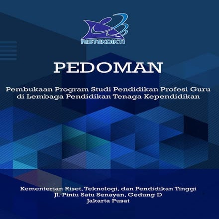 Pedoman pembukaan prodi_ppg_2017 | PDF