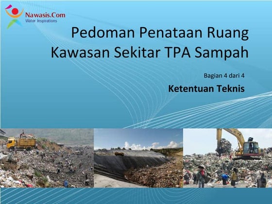 Persyaratan Teknis Penyediaan TPS dan TPS-3R | PDF