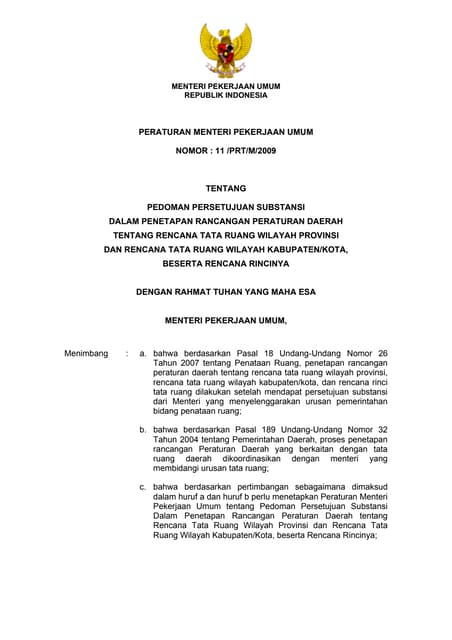 Sosialisasi KKPR | PPT