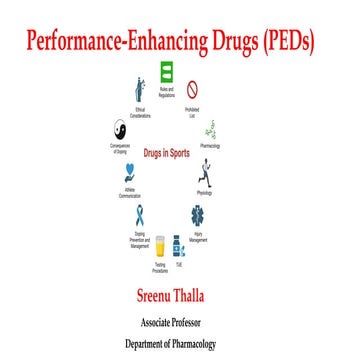Performance Enhancing Drugs (PEDs) in Sports | PDF