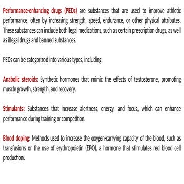 fighting Doping and PEDs Worldwide: WADA’s Mission | PPTX