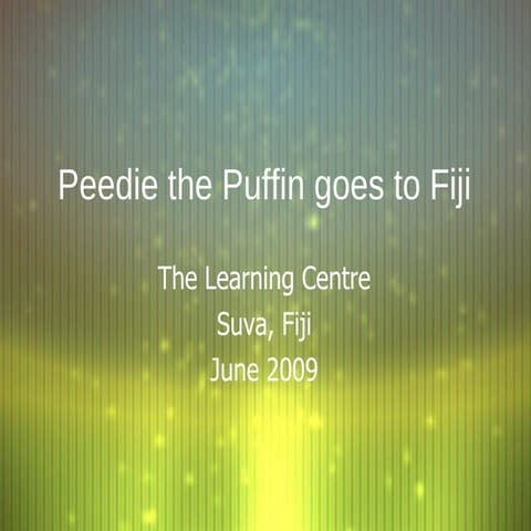 Peedie Puffin Slideshow | PPT