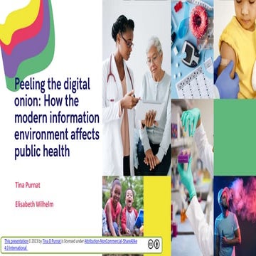 Peeling the digital onion: How the modern information environment affects public health | PPT