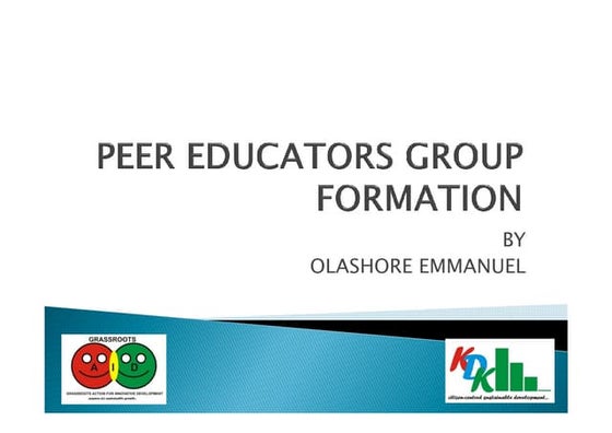 Intro. to peer education (2) | PPT